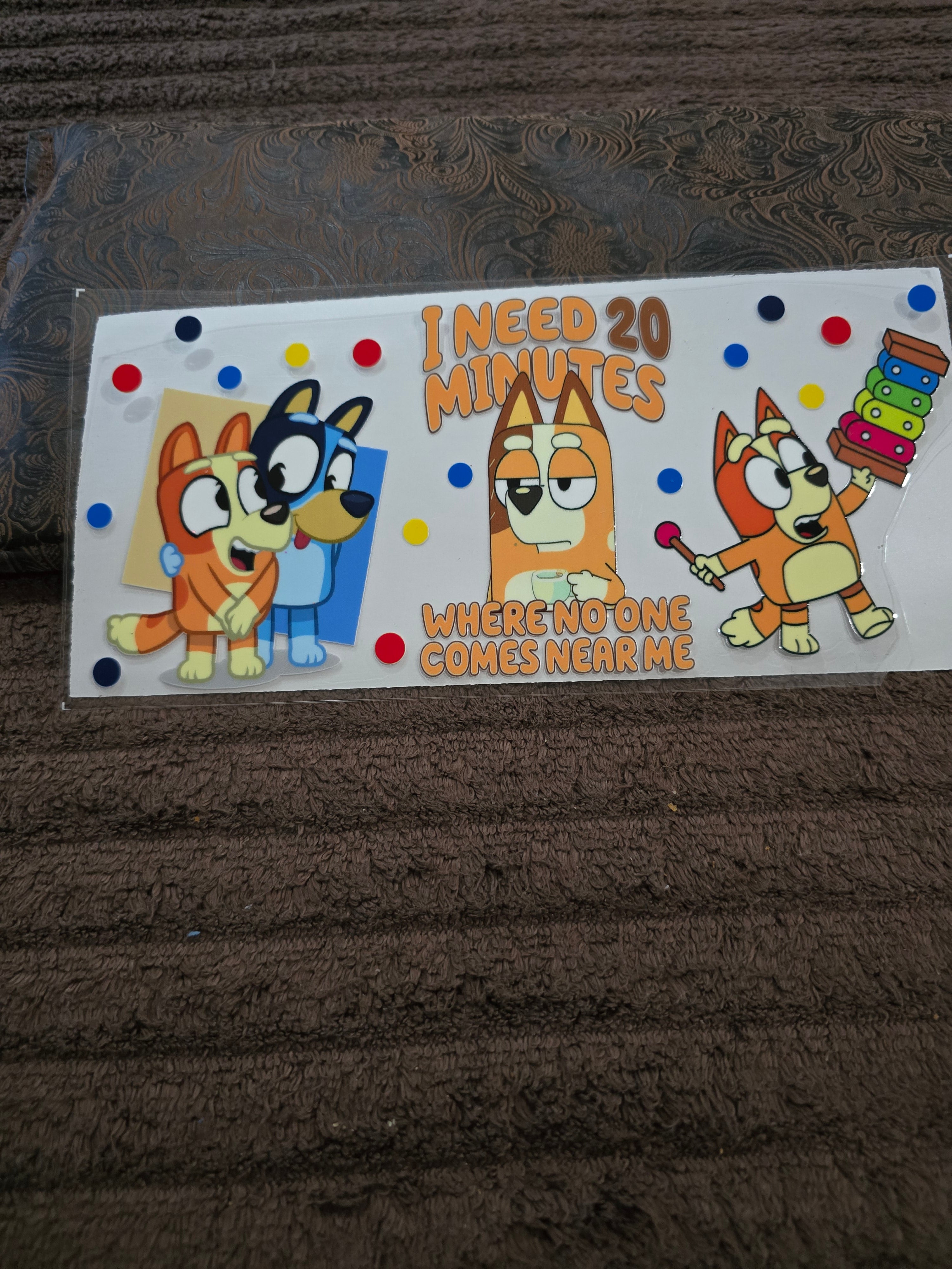 #174 "I Need Minutes” UVDTF Decal – Kutie Tuties Krafts