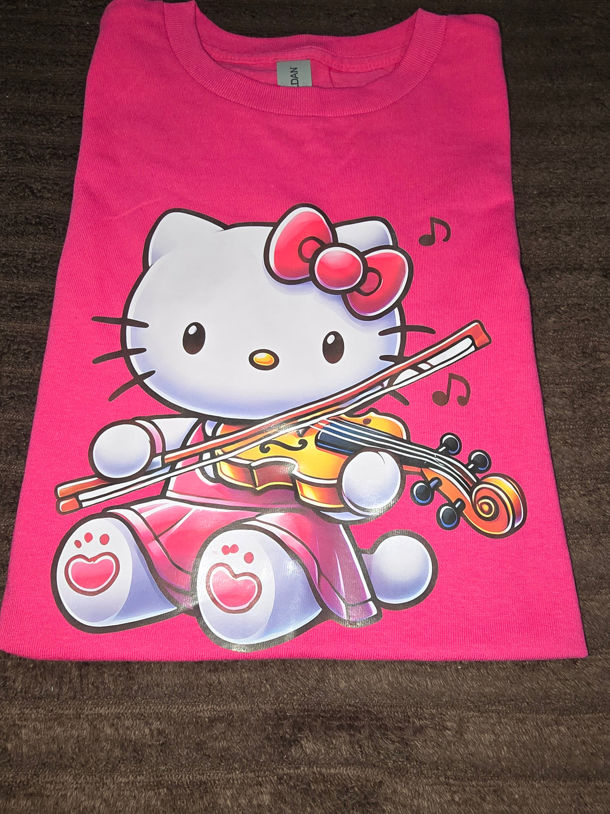 "Pink Violin Kitty" Graphic T-Shirt – Kutie Tuties Krafts